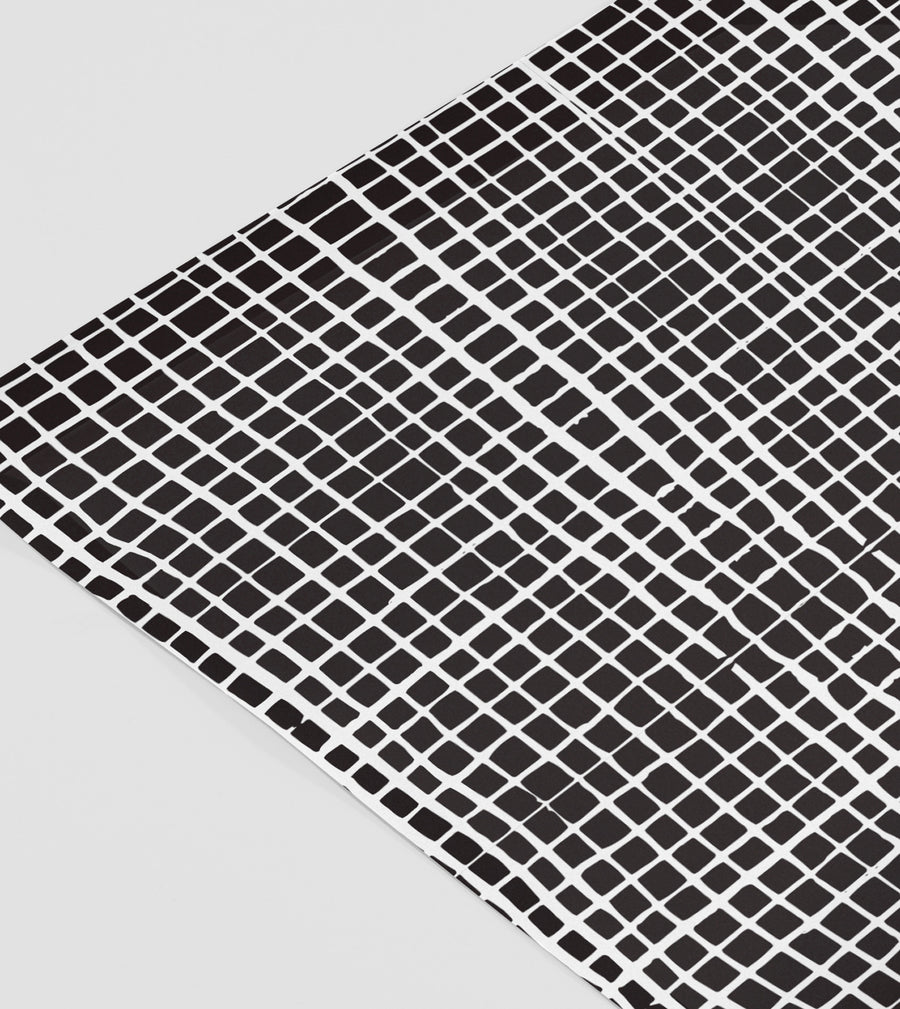 Grid wrap (black, white) – Made Paper Co